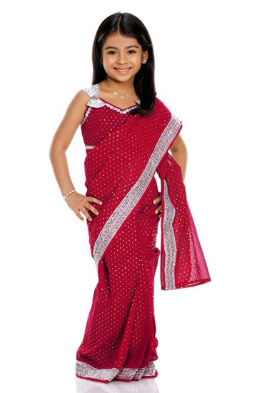Chella's Musings: Vow!!! Kids n Sarees