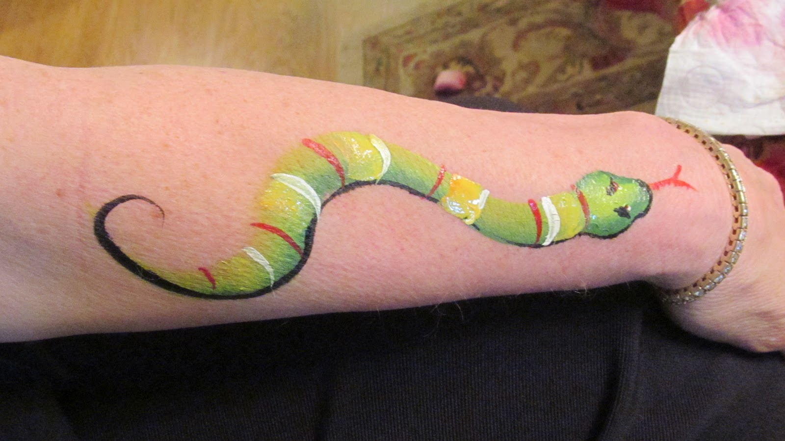 Easy Snake Face Paint