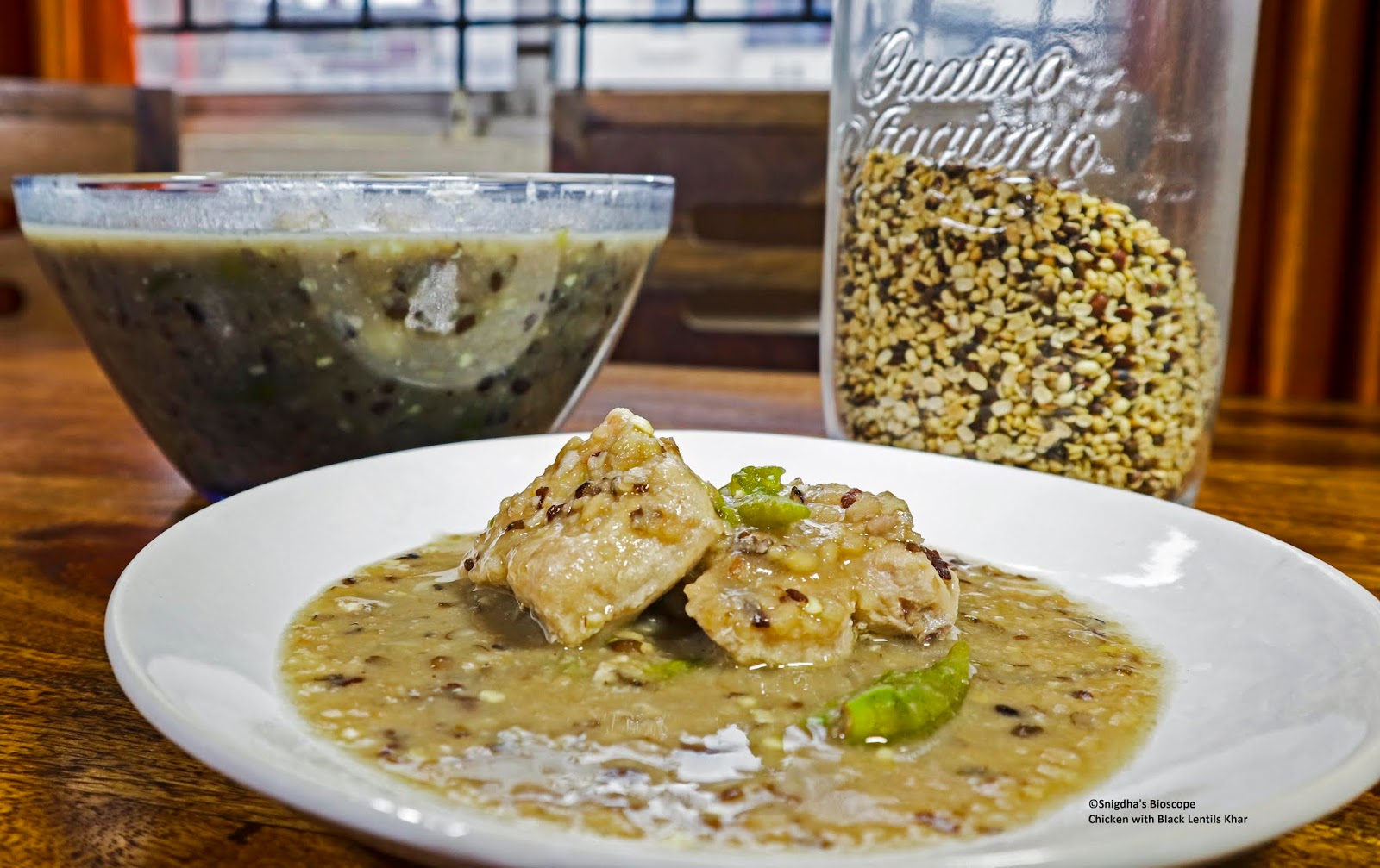 Chore Kalai Khar | Chicken with Black Lentils