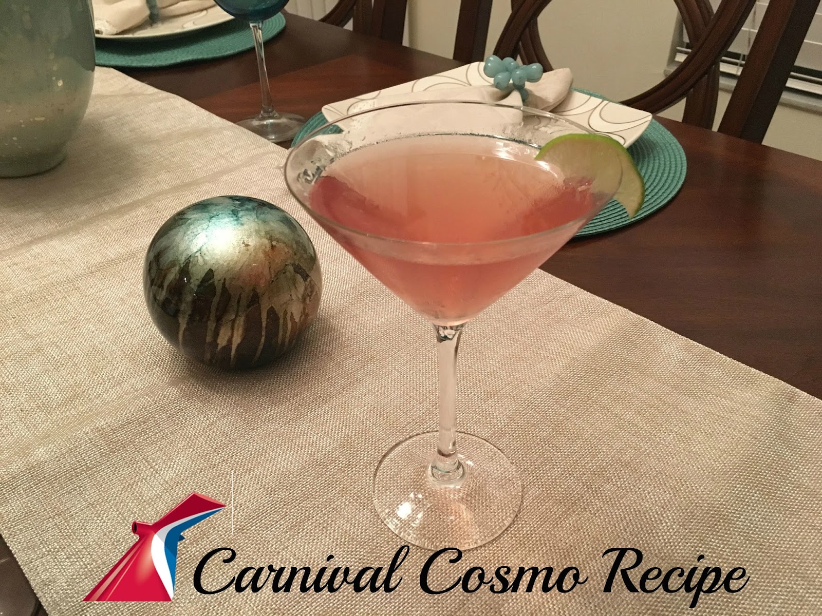 Carnival Cosmo Recipe | I Run For Wine