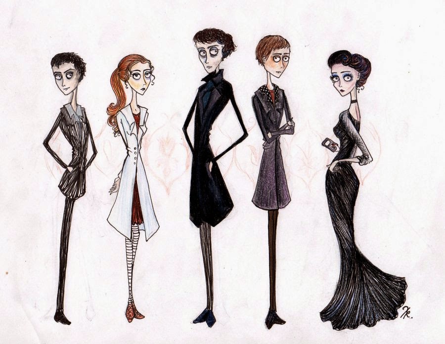 Foundation Diploma-Media Production: Tim Burton Character Design