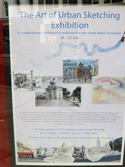 MAKING A MARK: Urban Sketches - printed, matted, framed, and hung!