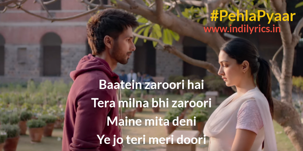 Pehla Pyaar Kabir Singh Full Song Lyrics With English Translation pehla-pyaar-kabir-singh-full-song-lyrics-with-english-translation