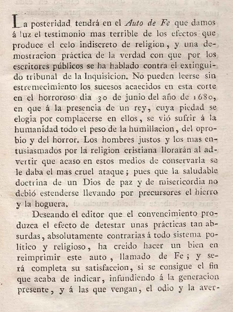 Blog de Josep Lluesma: Relación histórica de un Auto de Fe