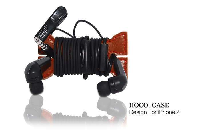 DesignFlicks: HOCO : LEATHER CASE FOR IPHONE 4