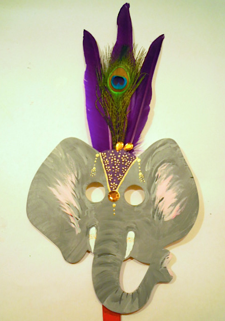 An Elephant a Day: Elephant No. 184: Masquerade Mask