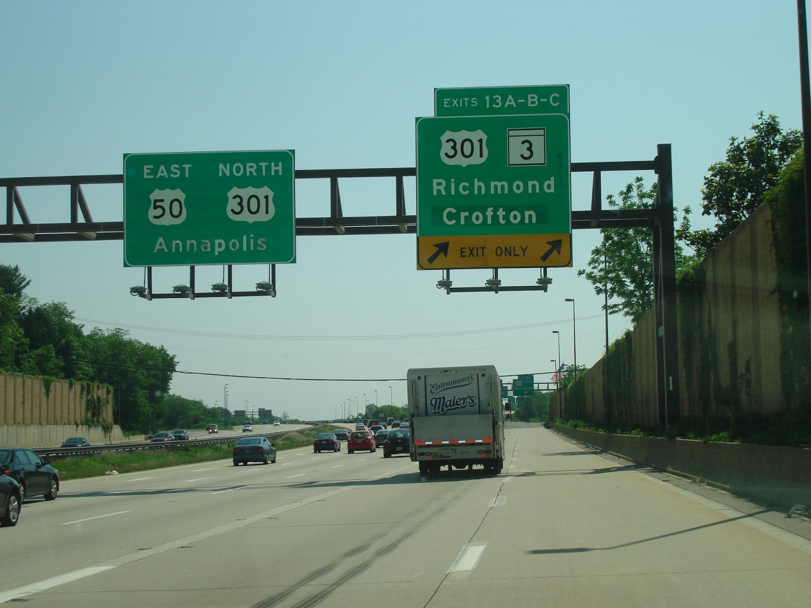Luke's Signs: Route 50, Route 301, & Route 3 - Maryland