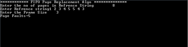 Fifo Page Replacement Algorithm Program In C Wave The World