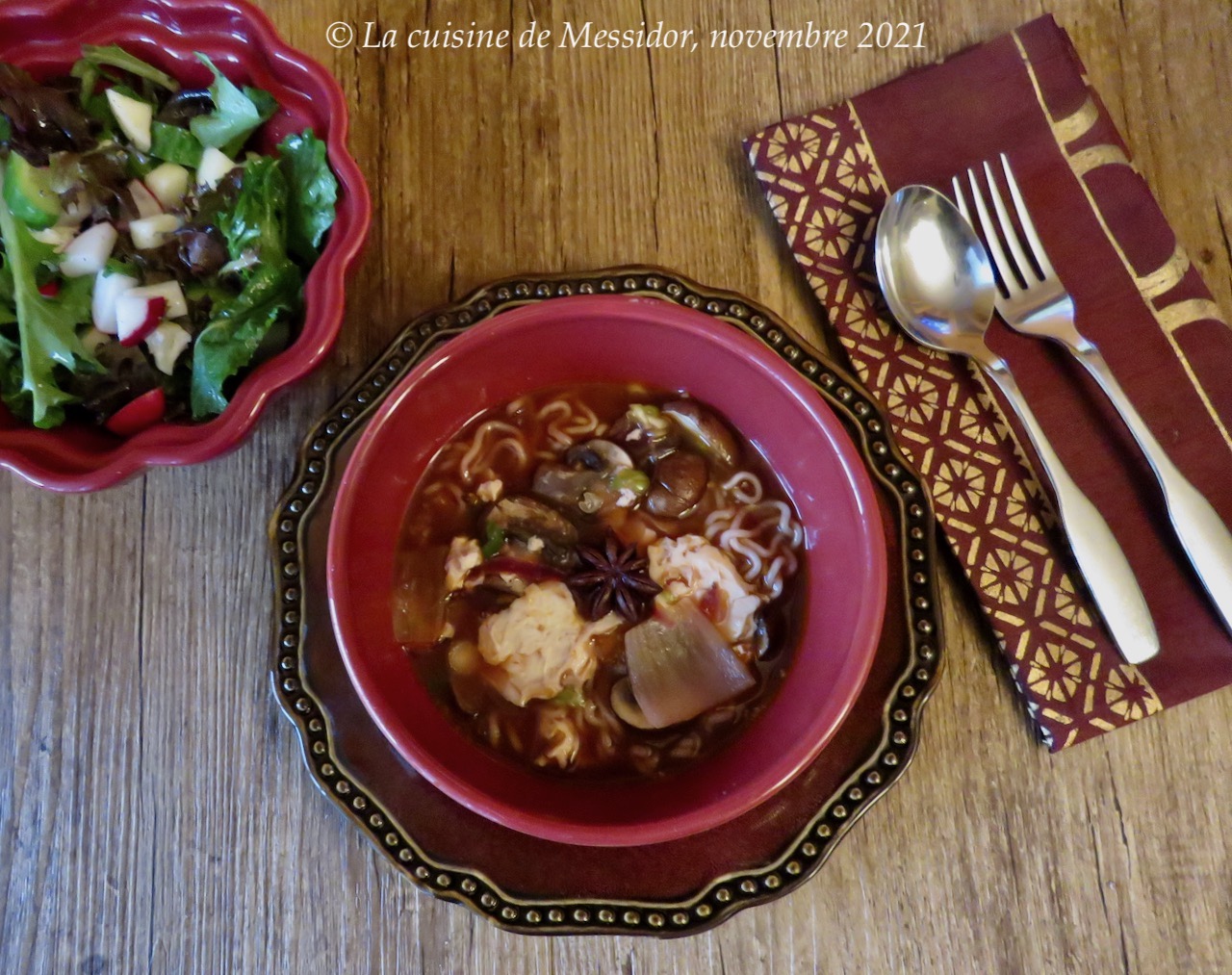 La cuisine de Messidor: Soupe-repas à l’orientale