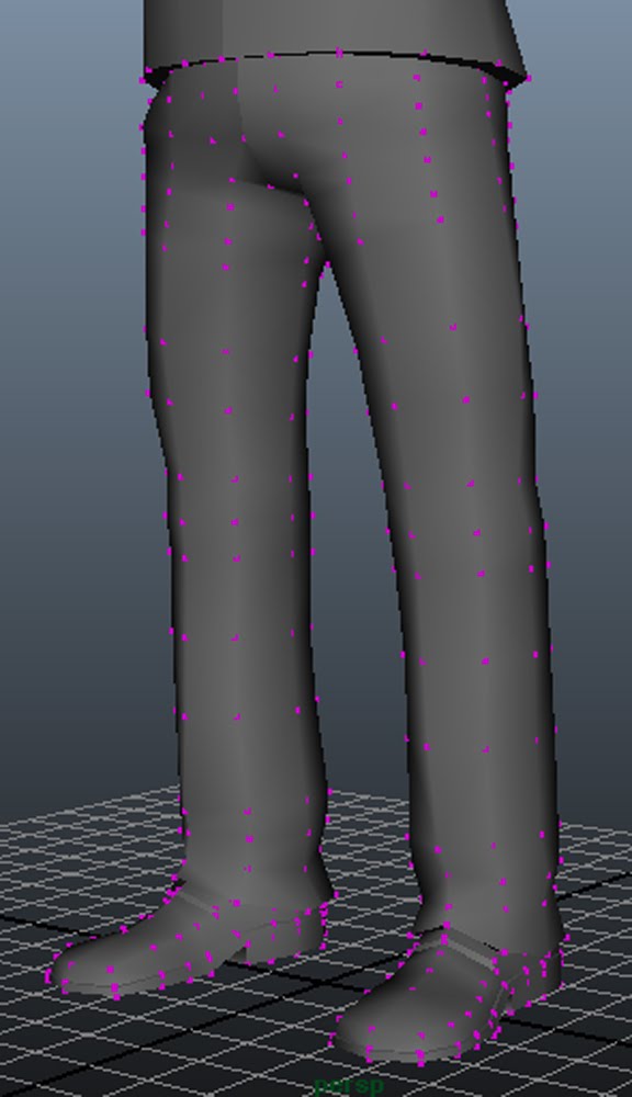 Shahbir's Artwork and Other Things: Maya Tutorial: Game Legs, UV Map ...