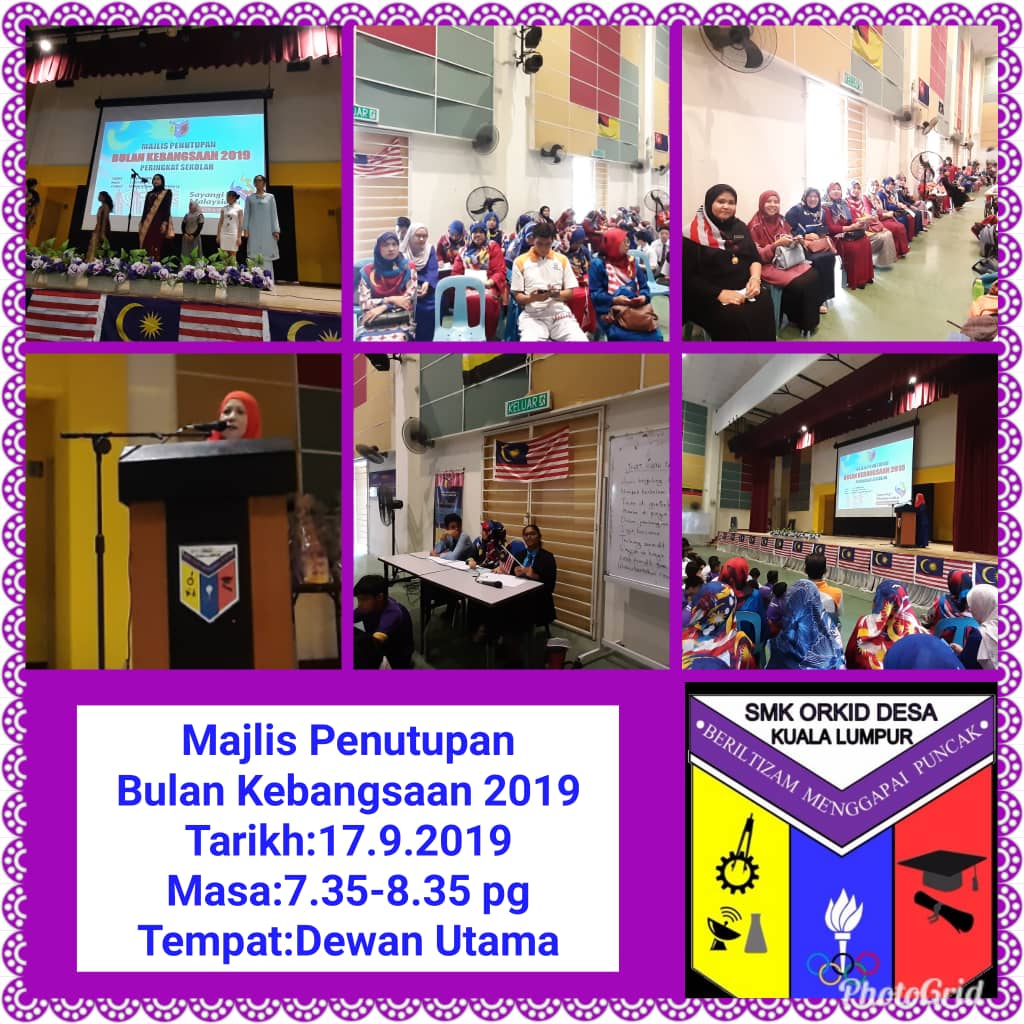 Blog Rasmi SMK Orkid Desa: September 2019