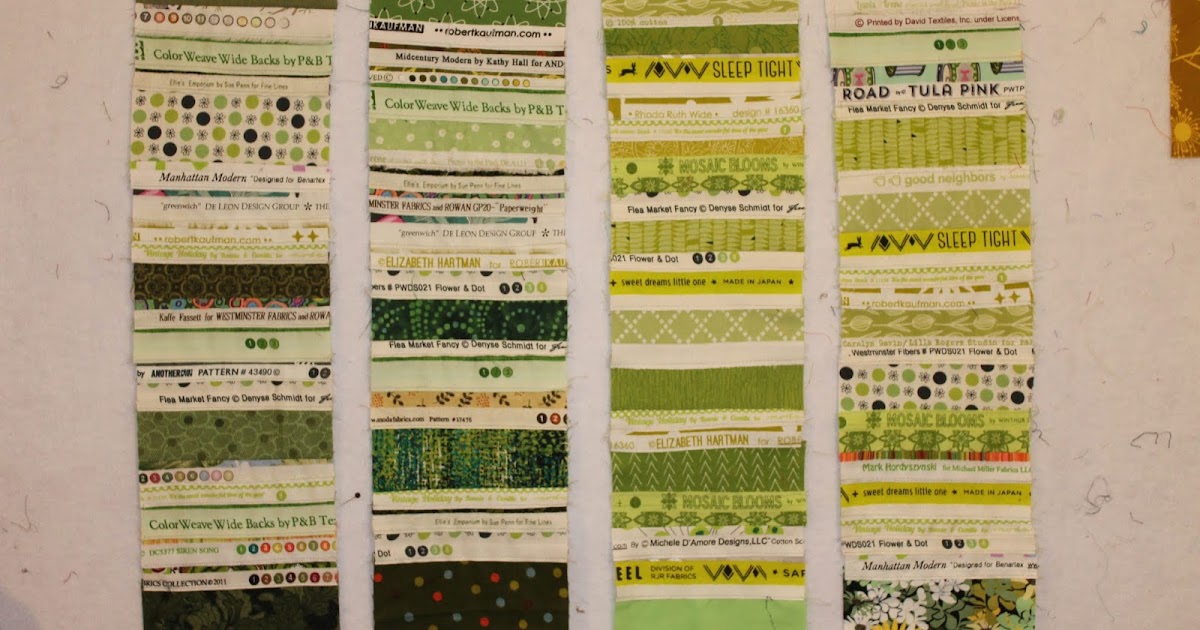 Quilting is more fun than Housework...: Oh Scrap! : Green is the Color ...