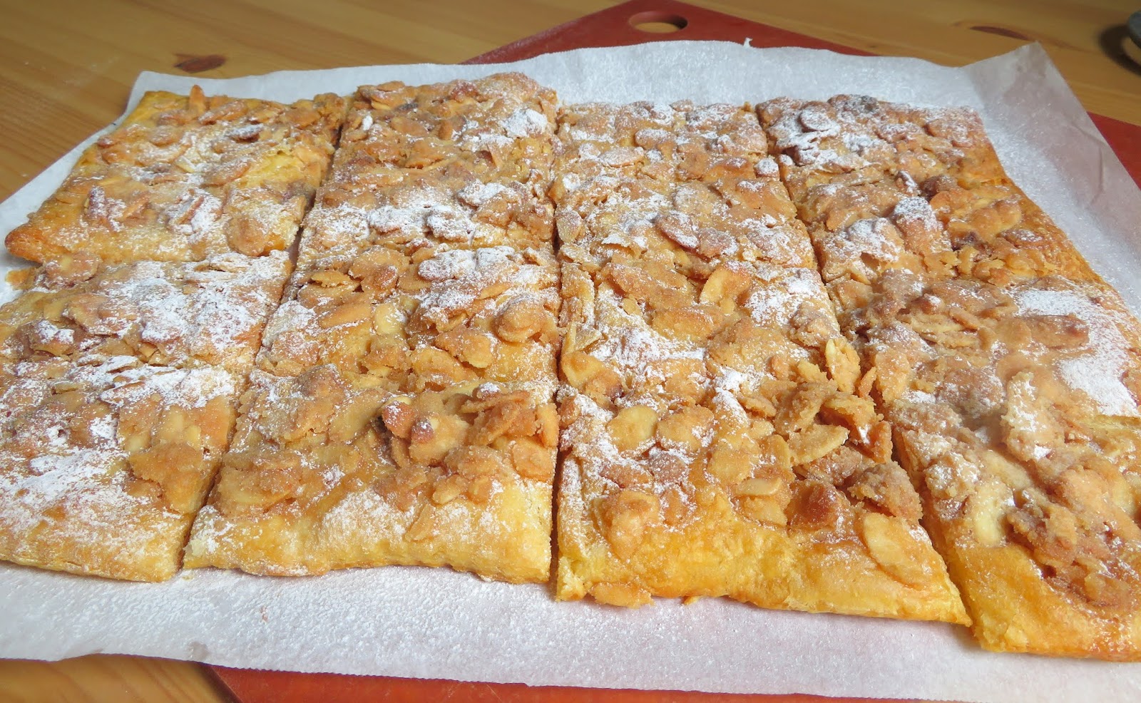 Sugar Crusted Almond Bars | The English Kitchen