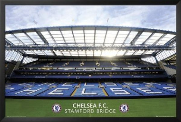 Chelsea FC Stamford Bridge Sports Poster Print
