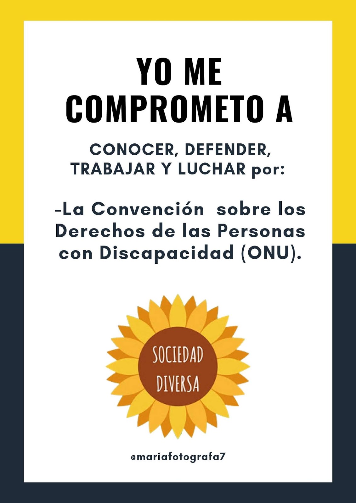 Pedagogía Inclusiva: CAMPAÑA #YOMECOMPROMETO... CON LA #CRPD