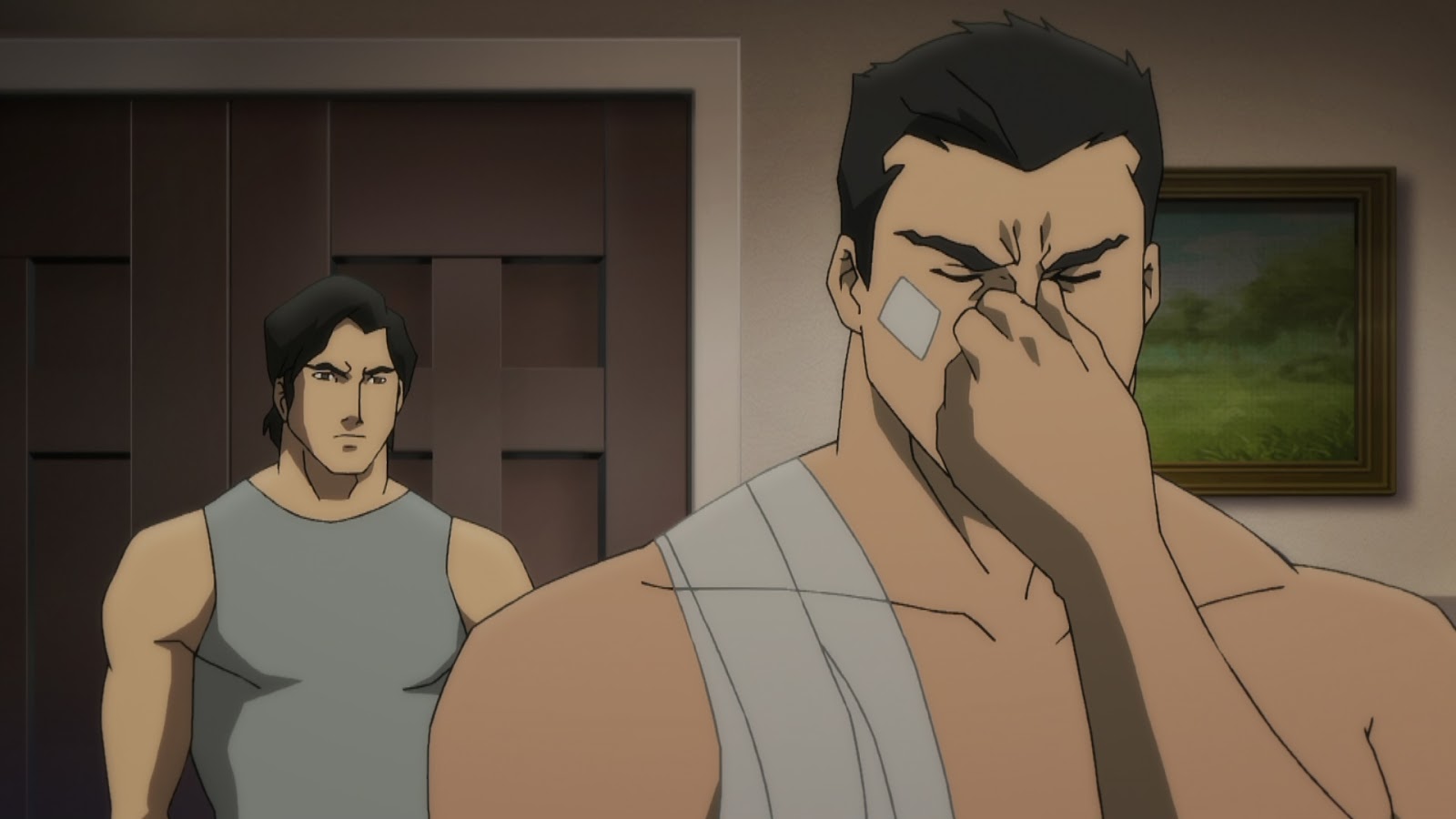 Batman: Shirtless & Bandaged