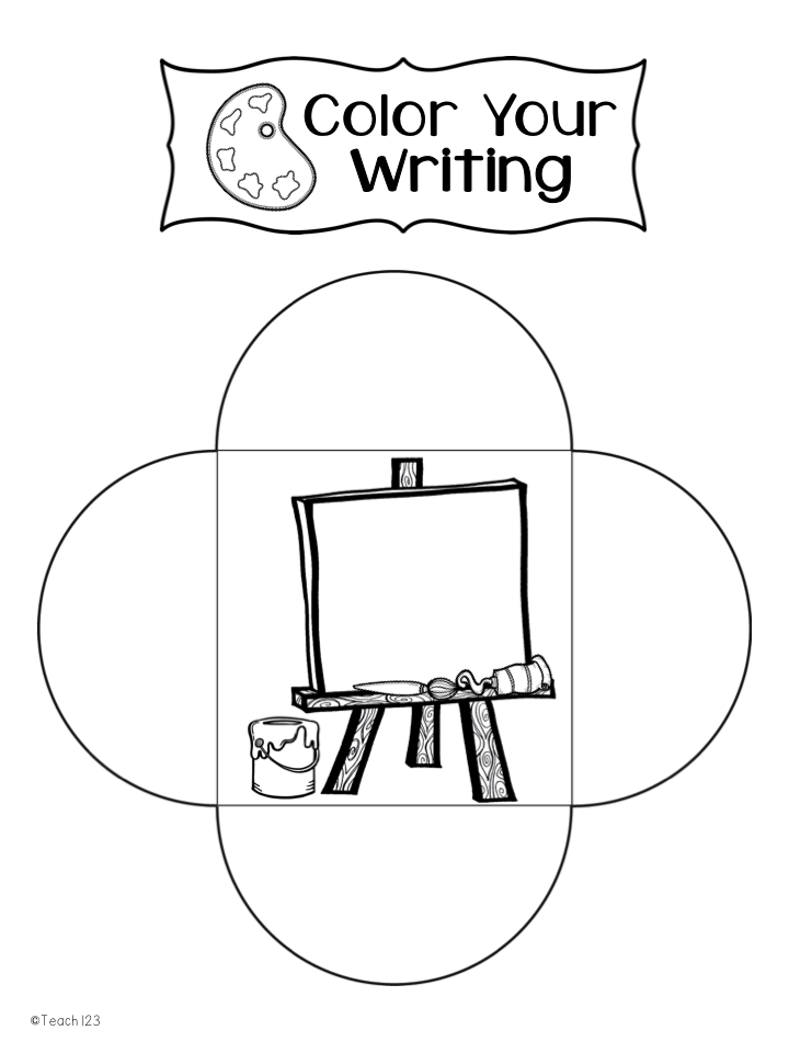 FREE - Color Your Writing | Teach123