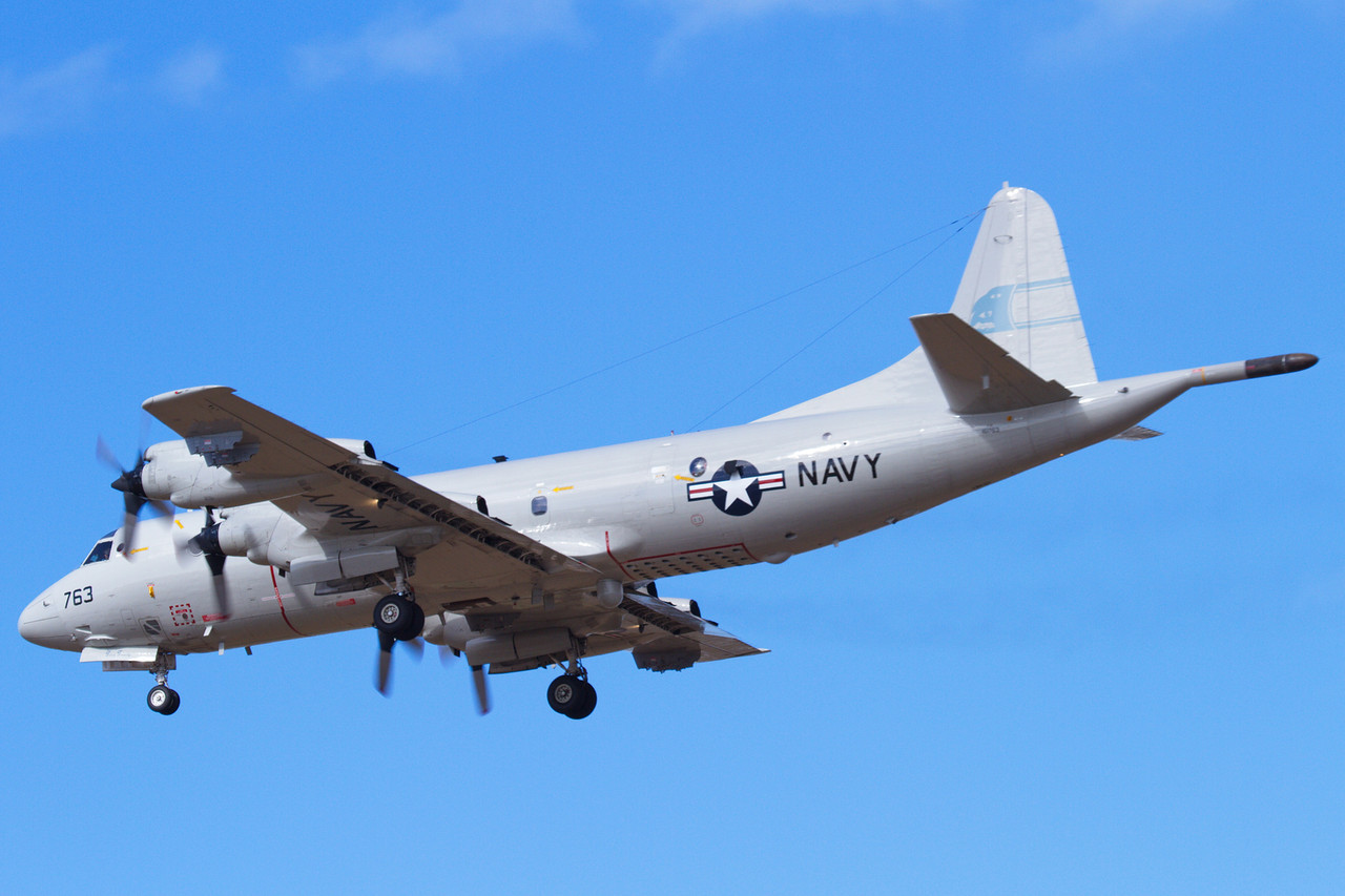 Far North Queensland Skies: US Navy P-3 Orion 161763 arrives