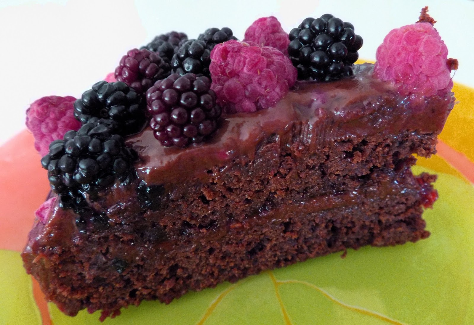 GATEAU GAGA - Love cakes: Gateau au chocolat et fruits rouges