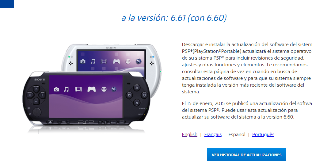 Iceberg Black: Instalar Custom Firmware 6.61 PRO-C2 en PSP con/sin ...