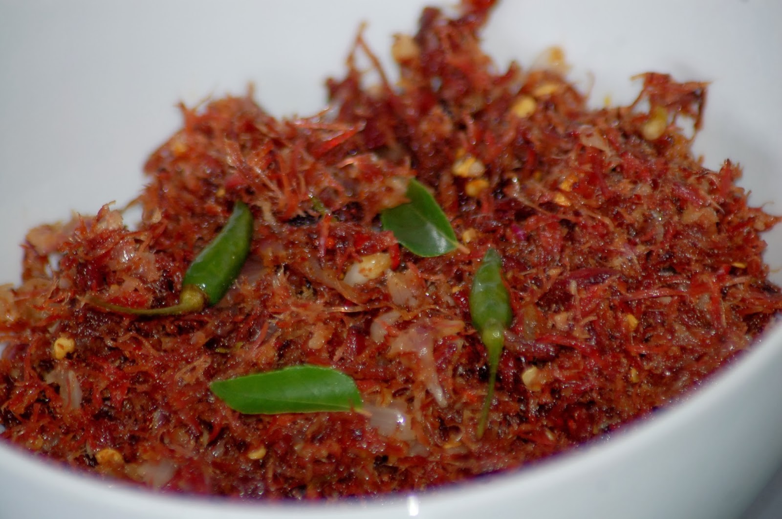 Aji's World: Dry Beef Fry/ Unakka erachi chathachathu