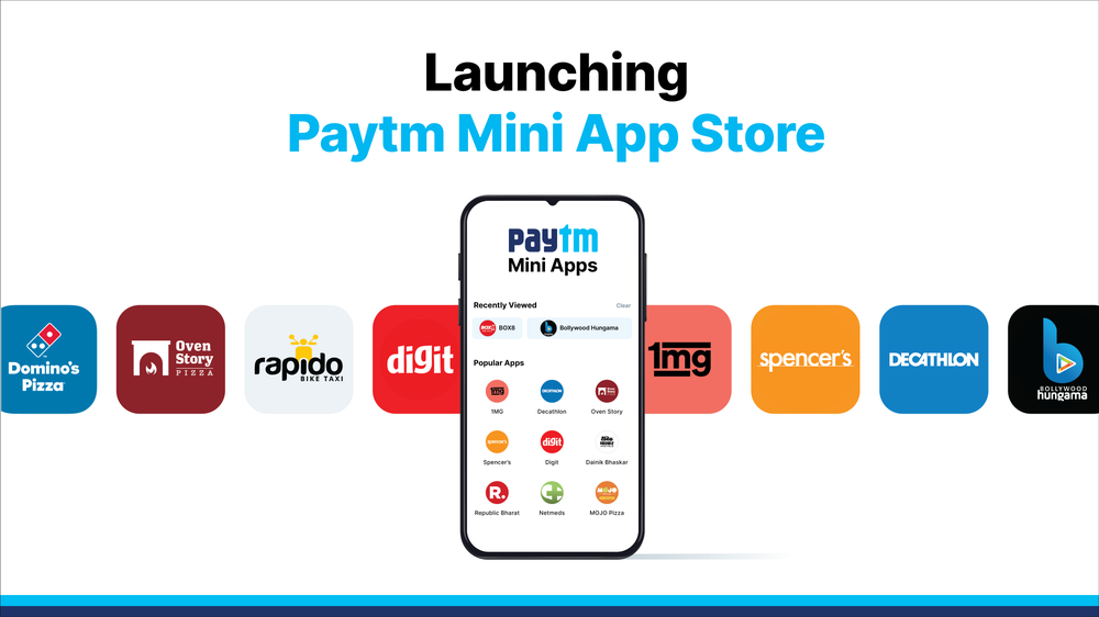 Paytm Challenges Google, Unveils Mini App Store - Brand Icon Image ...