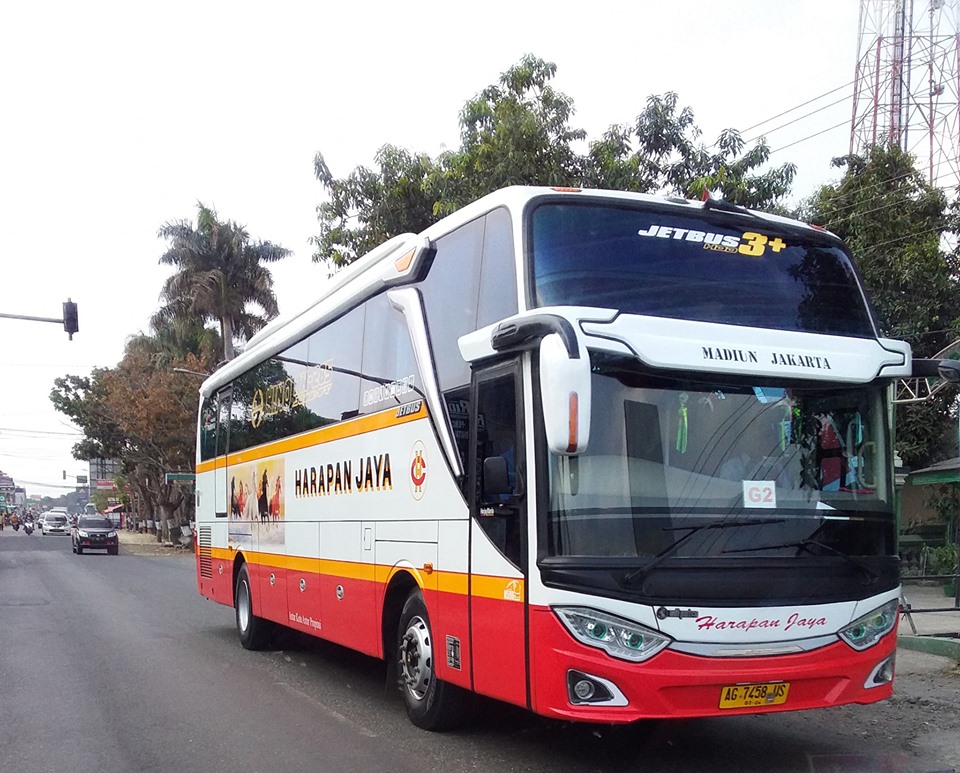 Gambar Foto Bus Harapan Jaya Tingkat Terbaru, Jadul, SHD Jetbus 3, dll ...