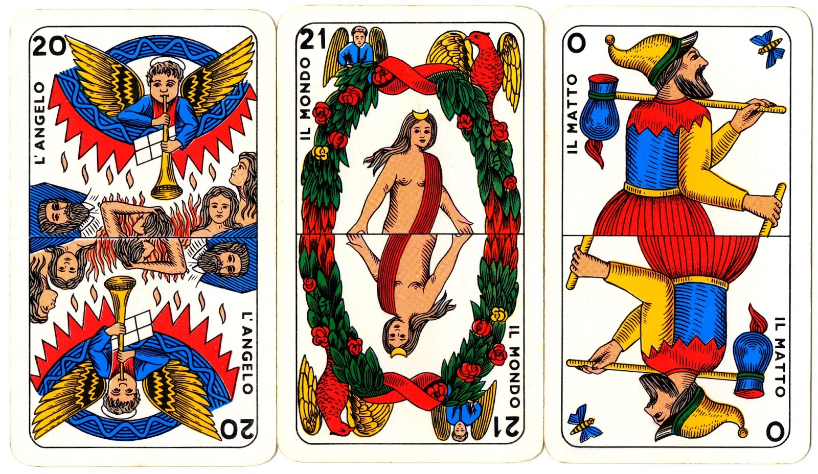 Taro Erdő Lombján a Virágok..: Tarocco Piemontese - Dal Negro - 1972