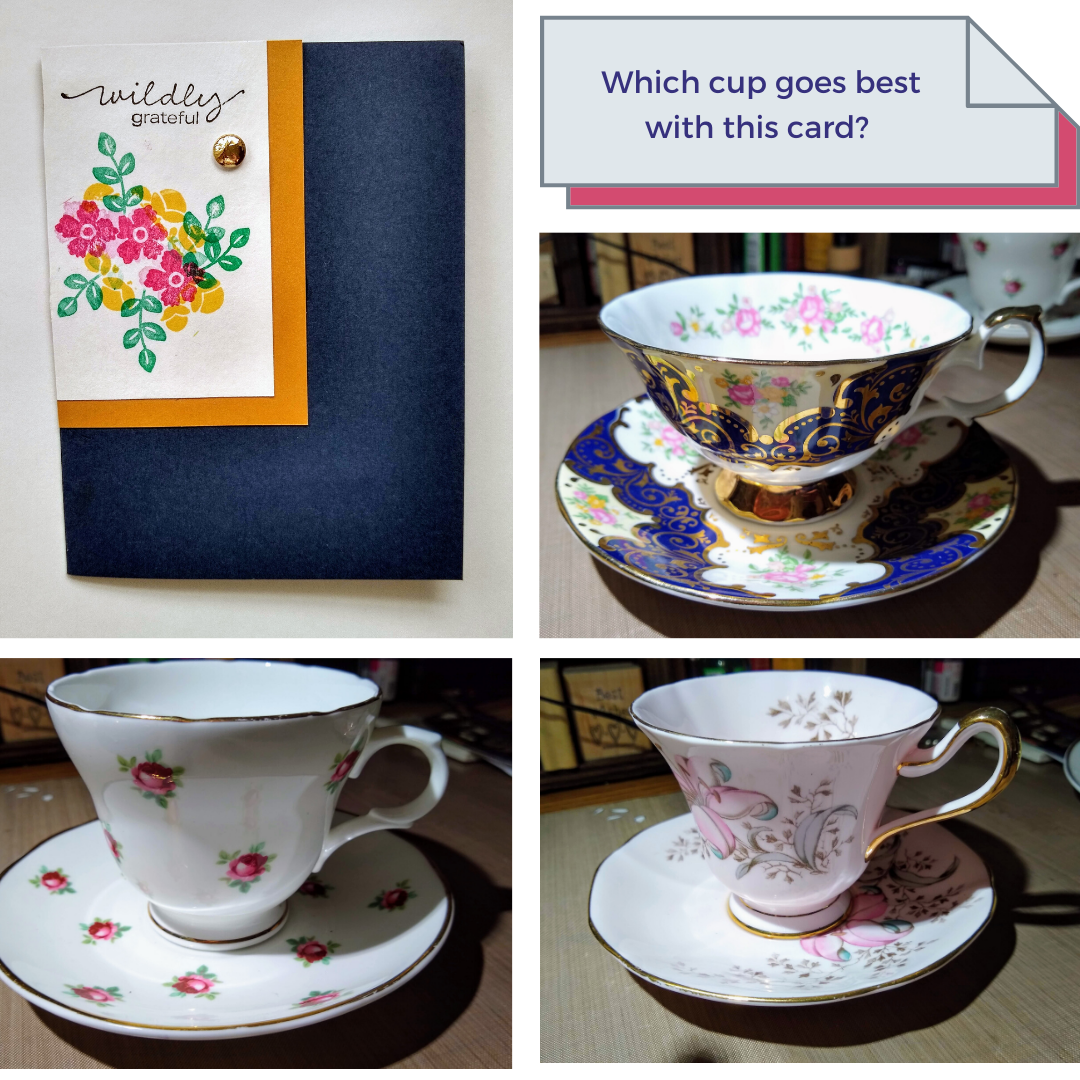 Which Cup Goes Best with This Card?