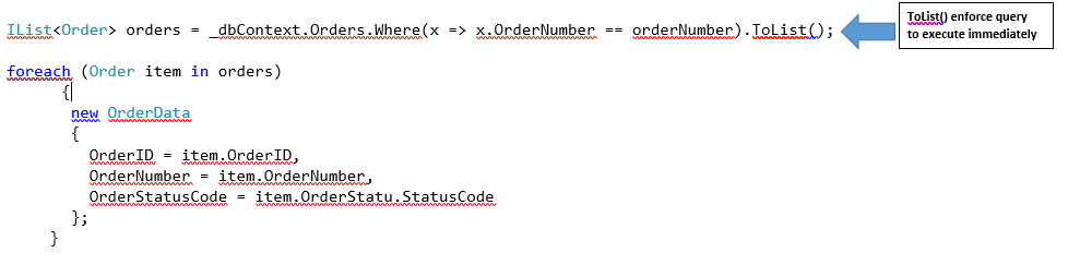 Developer Points Deferred Execution Vs Immediate Execution Of Linq Query