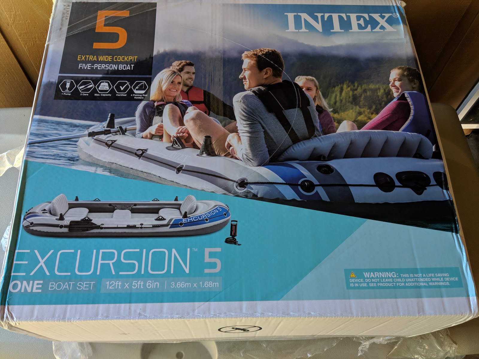 Intex Excursion 5 Modifications: Unboxing my Intex Excursion 5