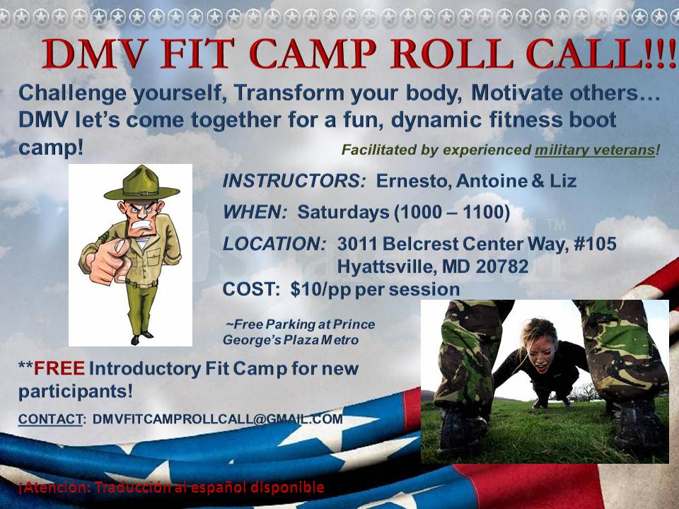 DMV Fit Camp Roll Call