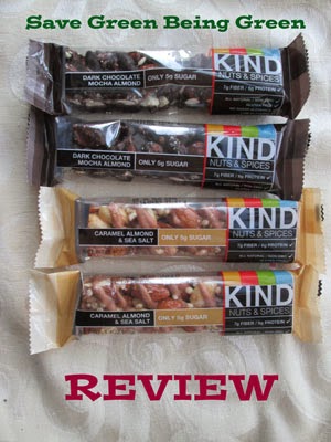 Save Green Being Green: Review: Kind Bars