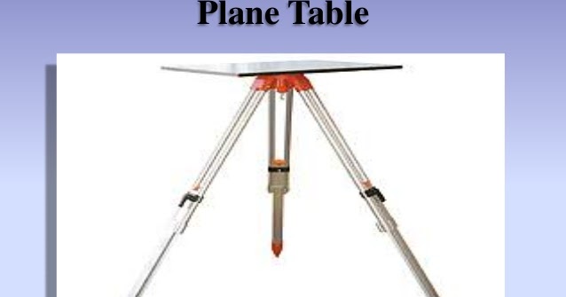 Plane table surveying