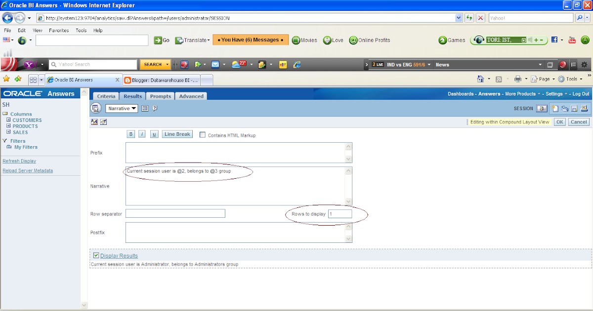 Datawarehouse BI: How to display the user and usergroup who logged in ...