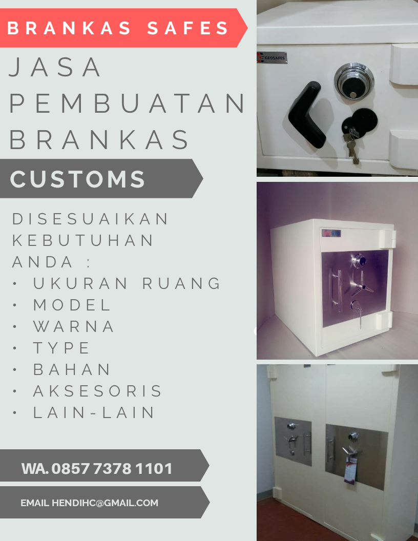 Jasa Pembuatan Brankas (Custom) - Brankas Safes