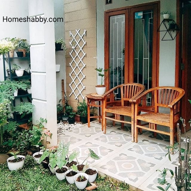 6 Trik Menata Taman Minimalis di Teras Rumah yang Sempit tapi Cantik ...