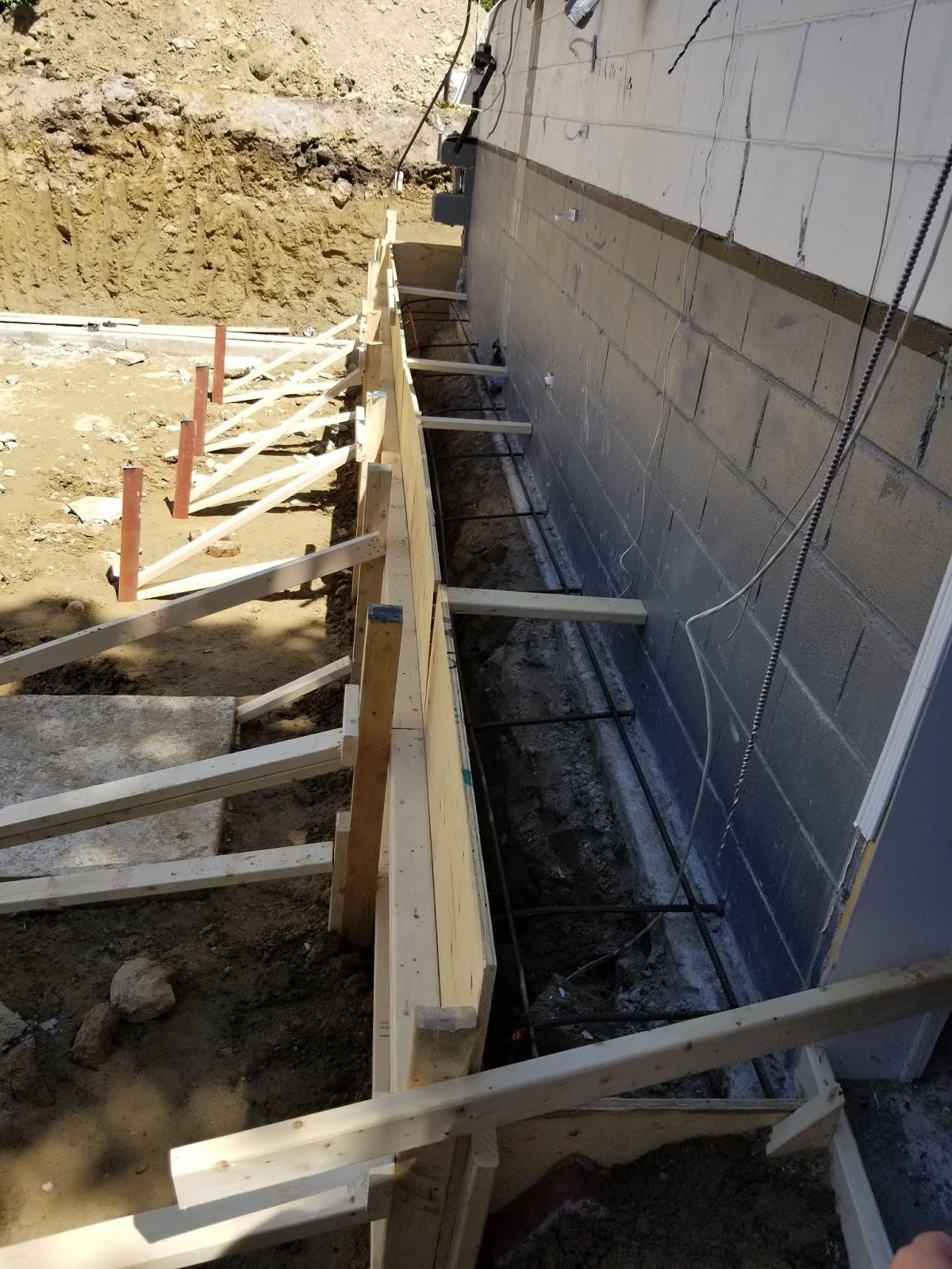 Week 2: Footings and bench pinning