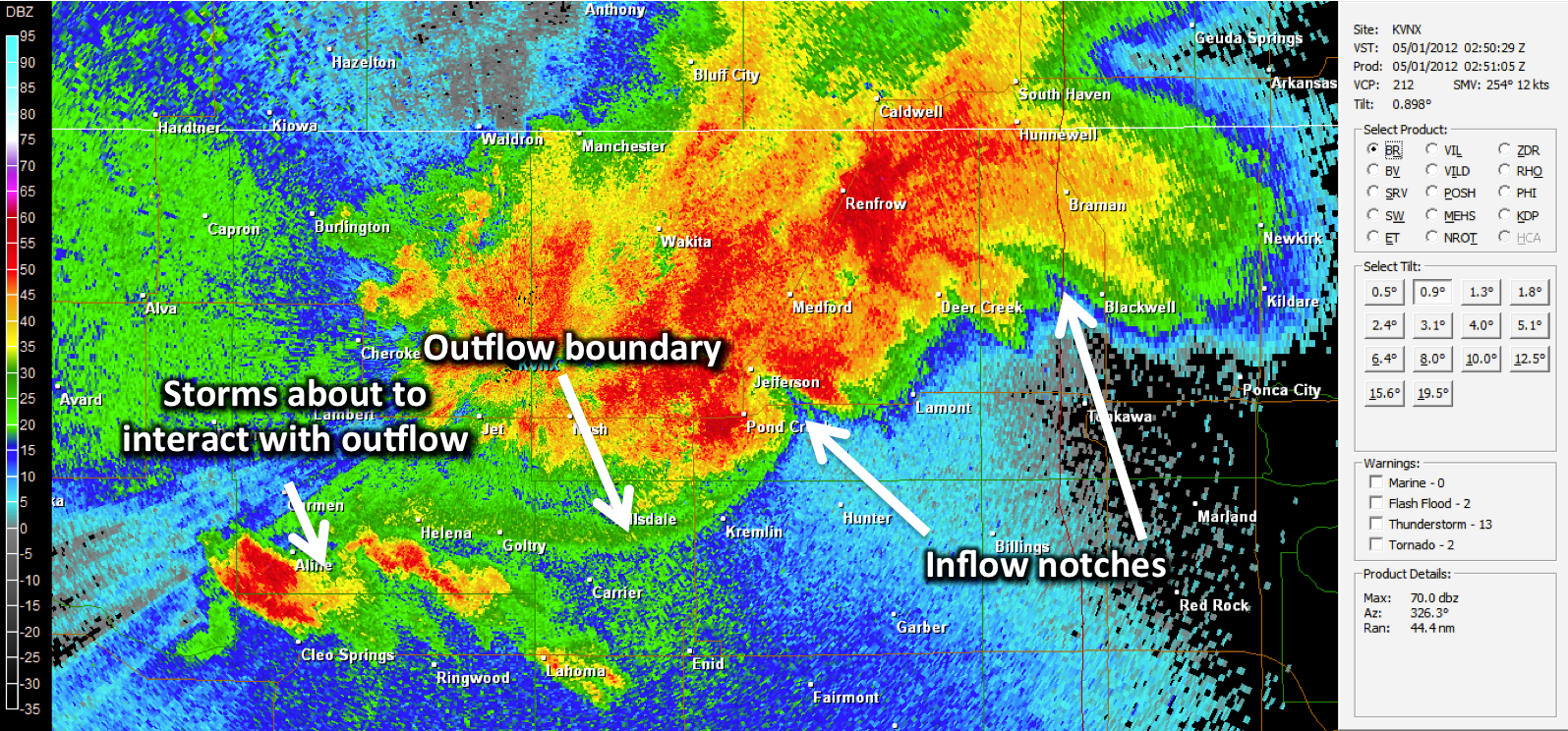 Looking Aloft: Using Doppler, dual-pol radar to interrogate storms