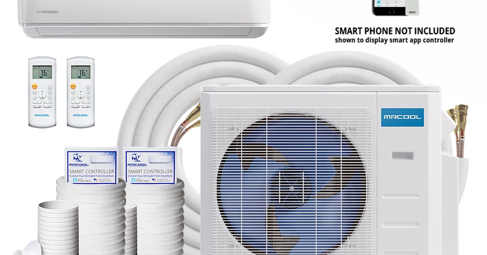 All New Mini Split Ductless HeatPump Systems: DIY 2 Zone 22 SEER Ductless Mini Split Heat Pump ...