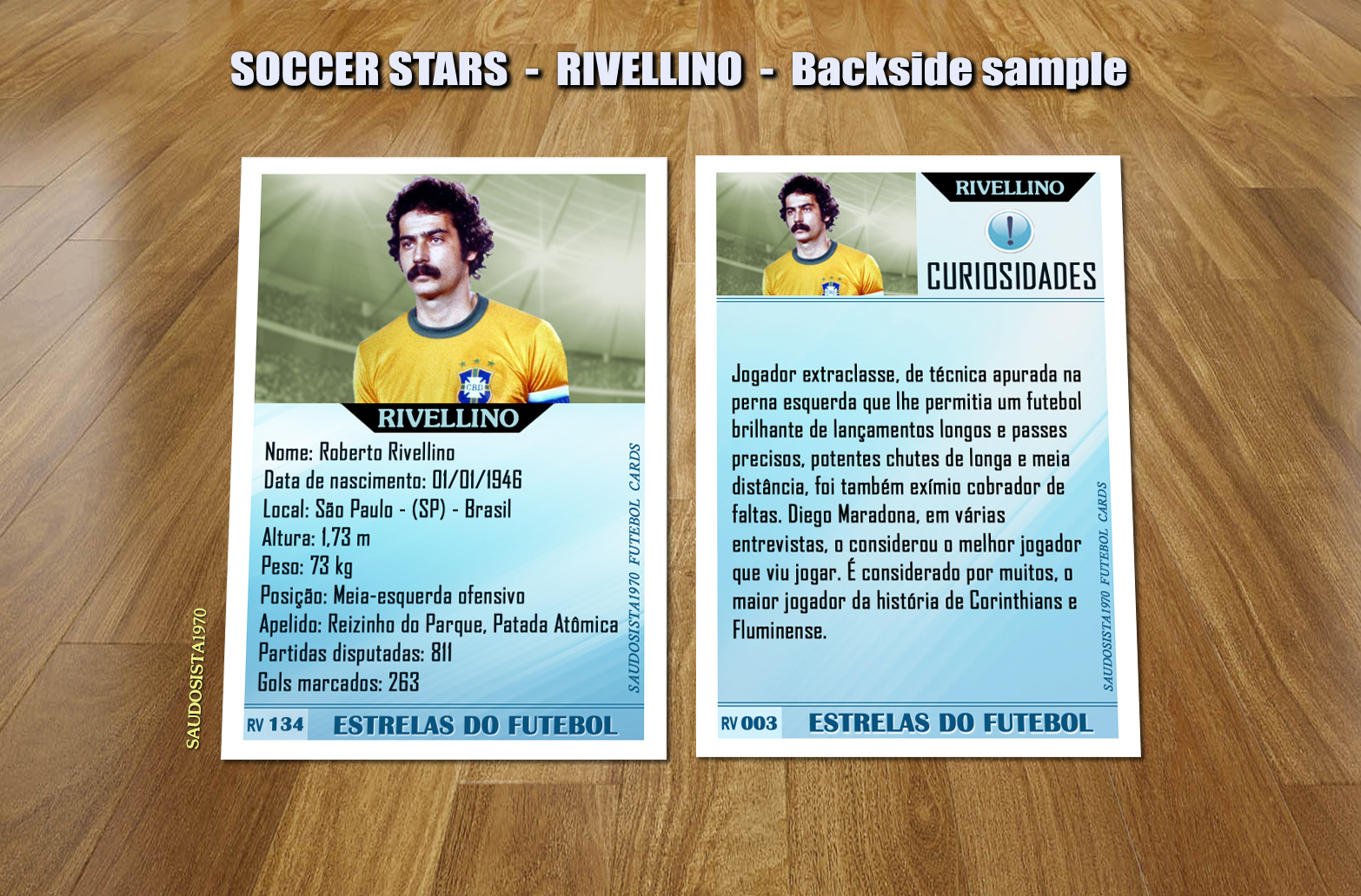 Futebol Cards Ping Pong - Cards de Futebol de todos os tempos em Geral ...