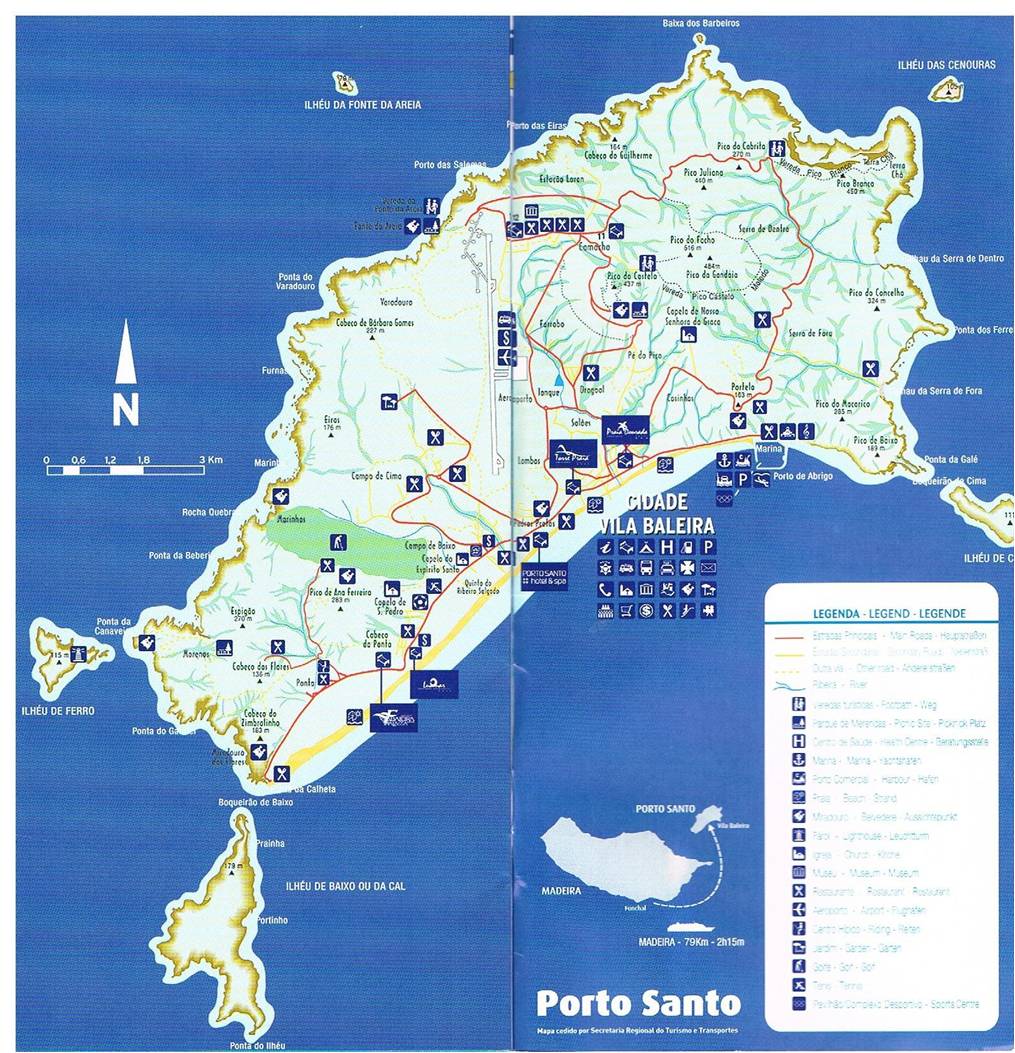 Vai e Vem: Mapa e Informação - Porto Santo