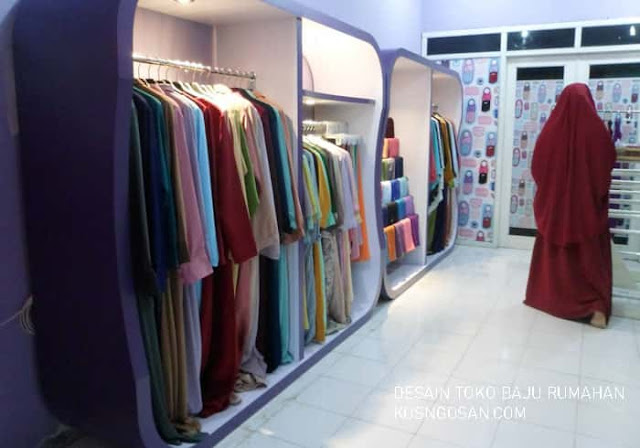 30 Desain Toko Baju Rumahan yang Minimalis - KOSNGOSAN