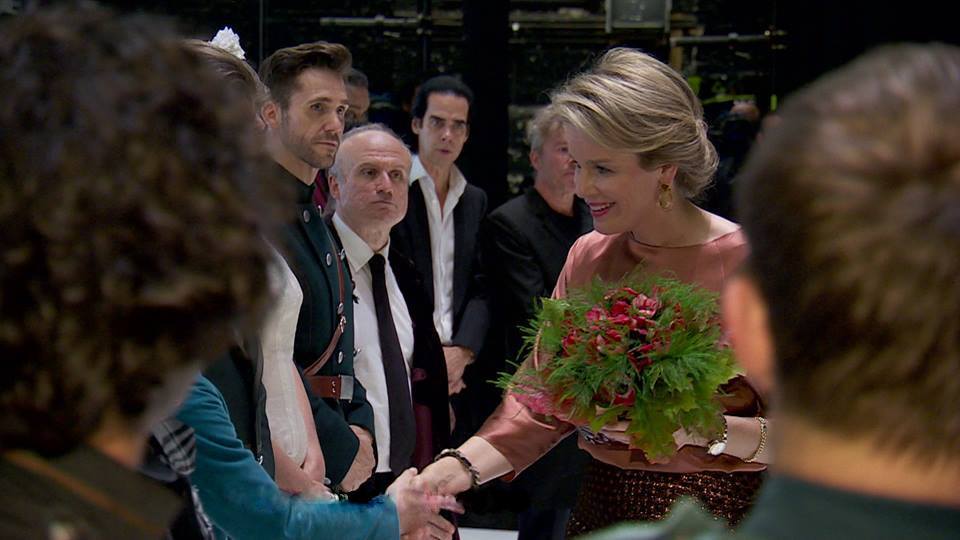 Queen Mathilde attends the of 'Shell Shock', an opera on World War I