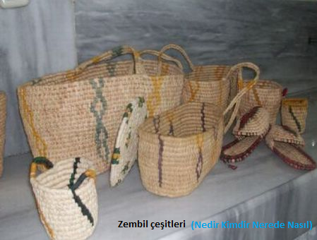 Kimdir Nedir Nerede Nasıl: Zembil Nedir Tanımı Resimleri