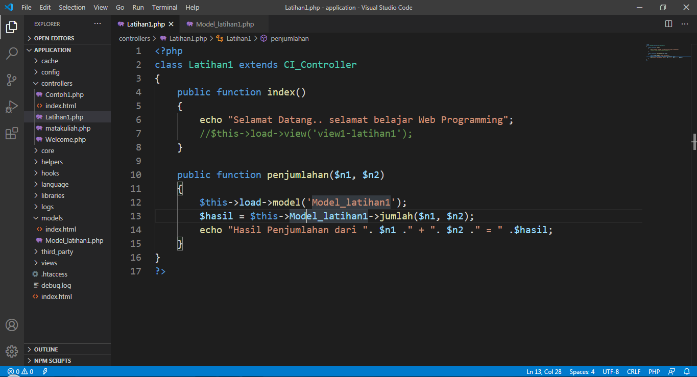 Model, View, Dan Controller CodeIgniter- Pertemuan 2 Web Programming II ...