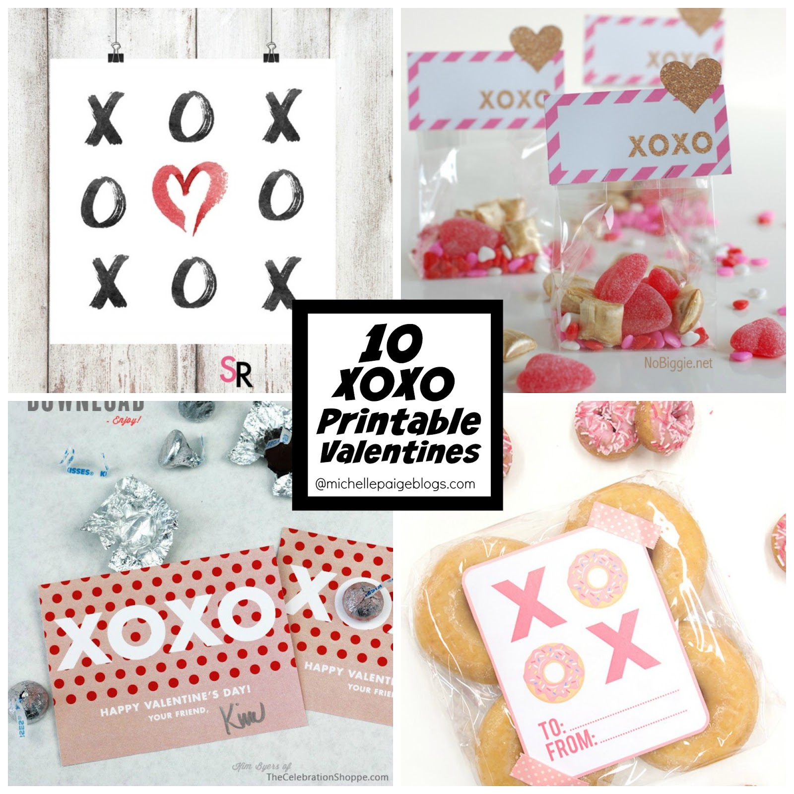 michelle paige blogs: XOXO Printable Valentines