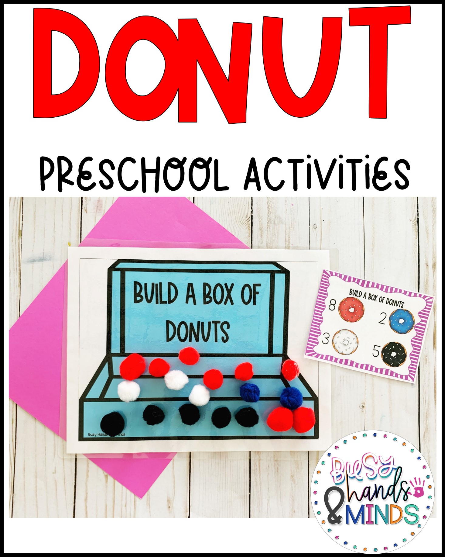 If You Give A Dog A Donut- Preschool Book Companion | Busy Hands and Minds