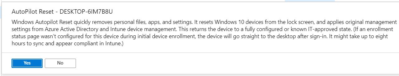 Intune/Autopilot Free lab: Part 3 - Manage your devices | devblog