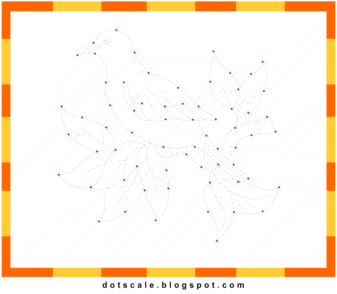 Kids Printable Dot to Dot Free: Dove Dot to dot for kids